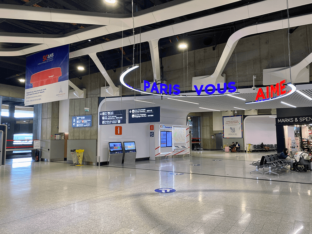 Accès Gare TGV et Terminal 1 – AEROPORT CHARLES DE GAULLE (Roissy CDG)